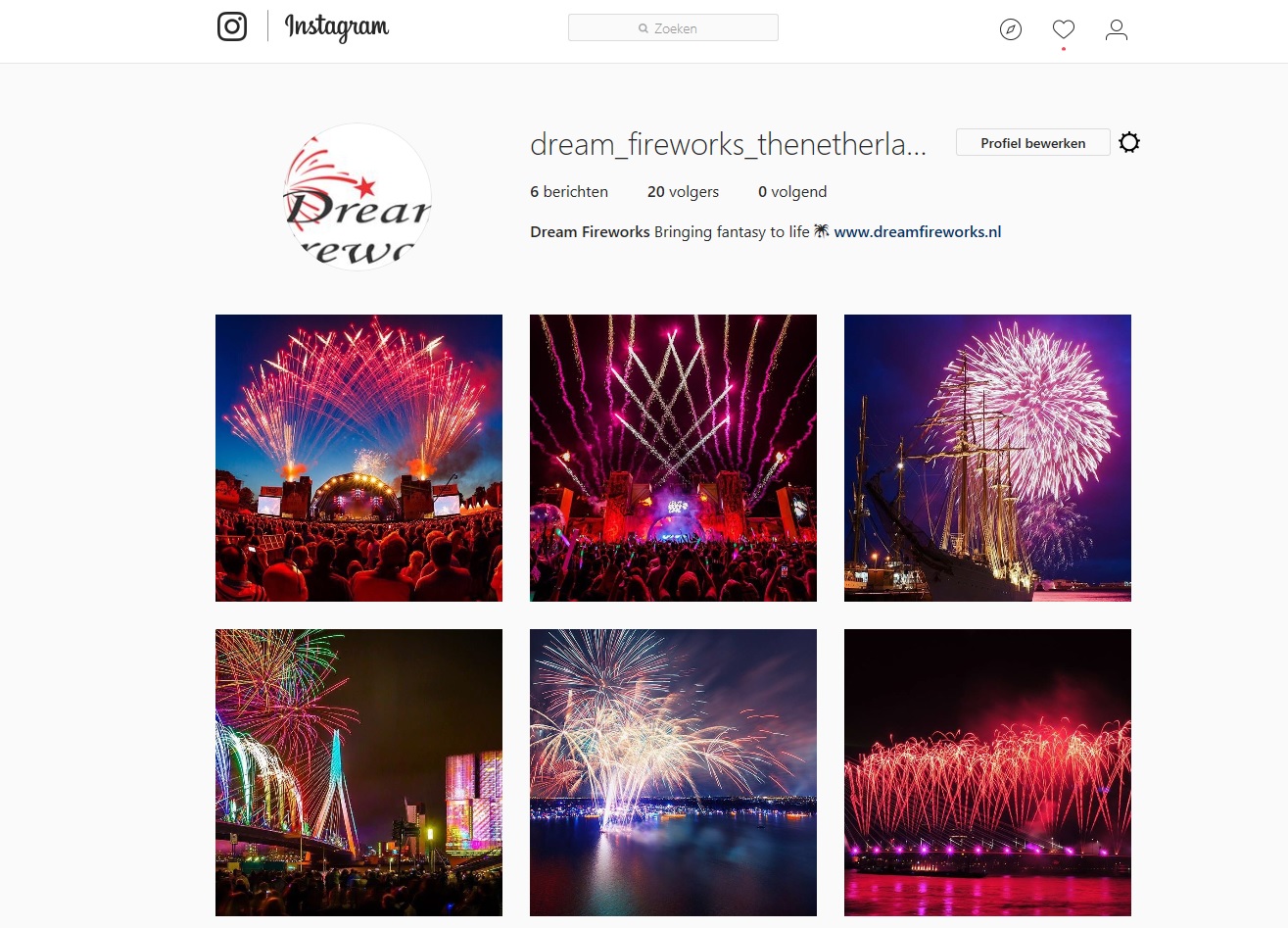 Instagram - Dream Fireworks